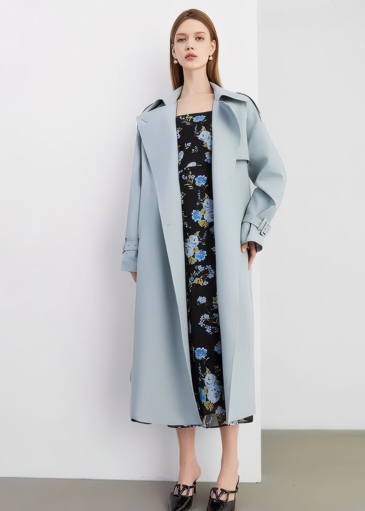 Basic Flare Trench Coat - Vera Lumina